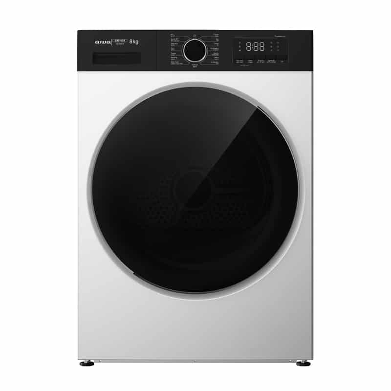 היבואן און-ליין | מייבש כביסה 8 ק''ג לבן aiwa Heat Pump | כביסה גיהוץ ...